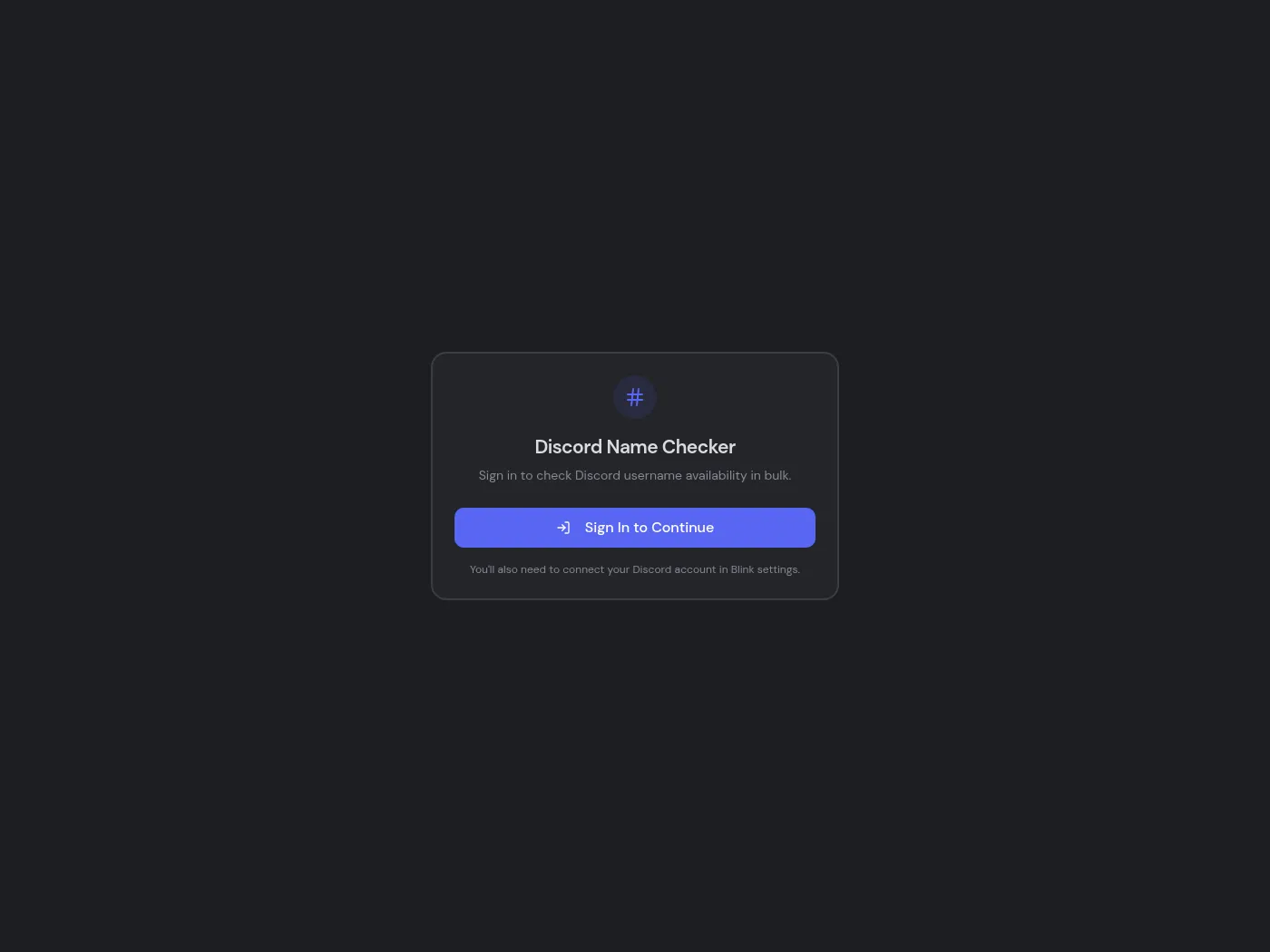 Discord Name Checker