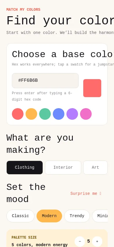 Match My Colors