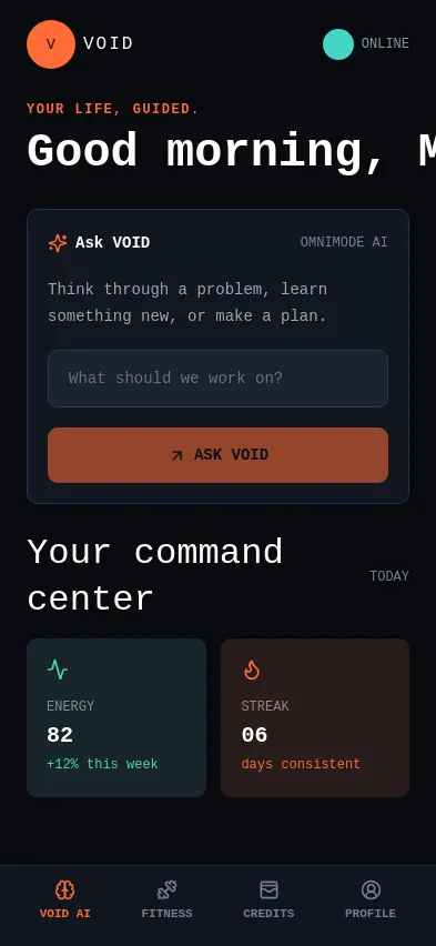 VOID AI Fitness Ecosystem