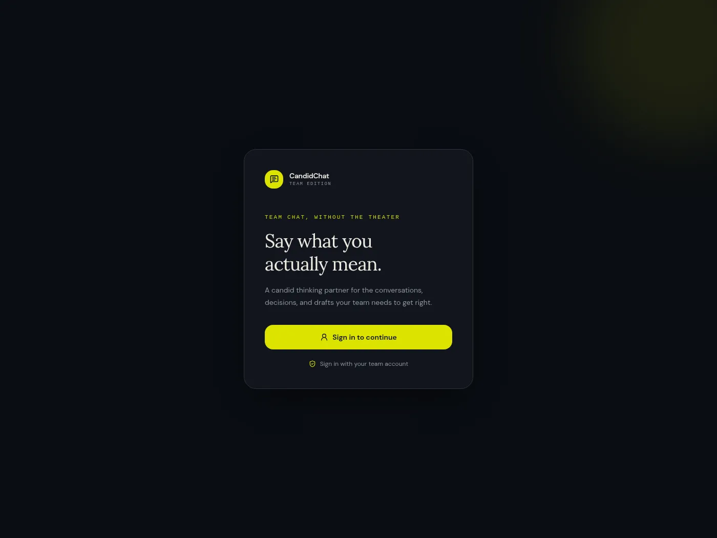 CandidChat AI