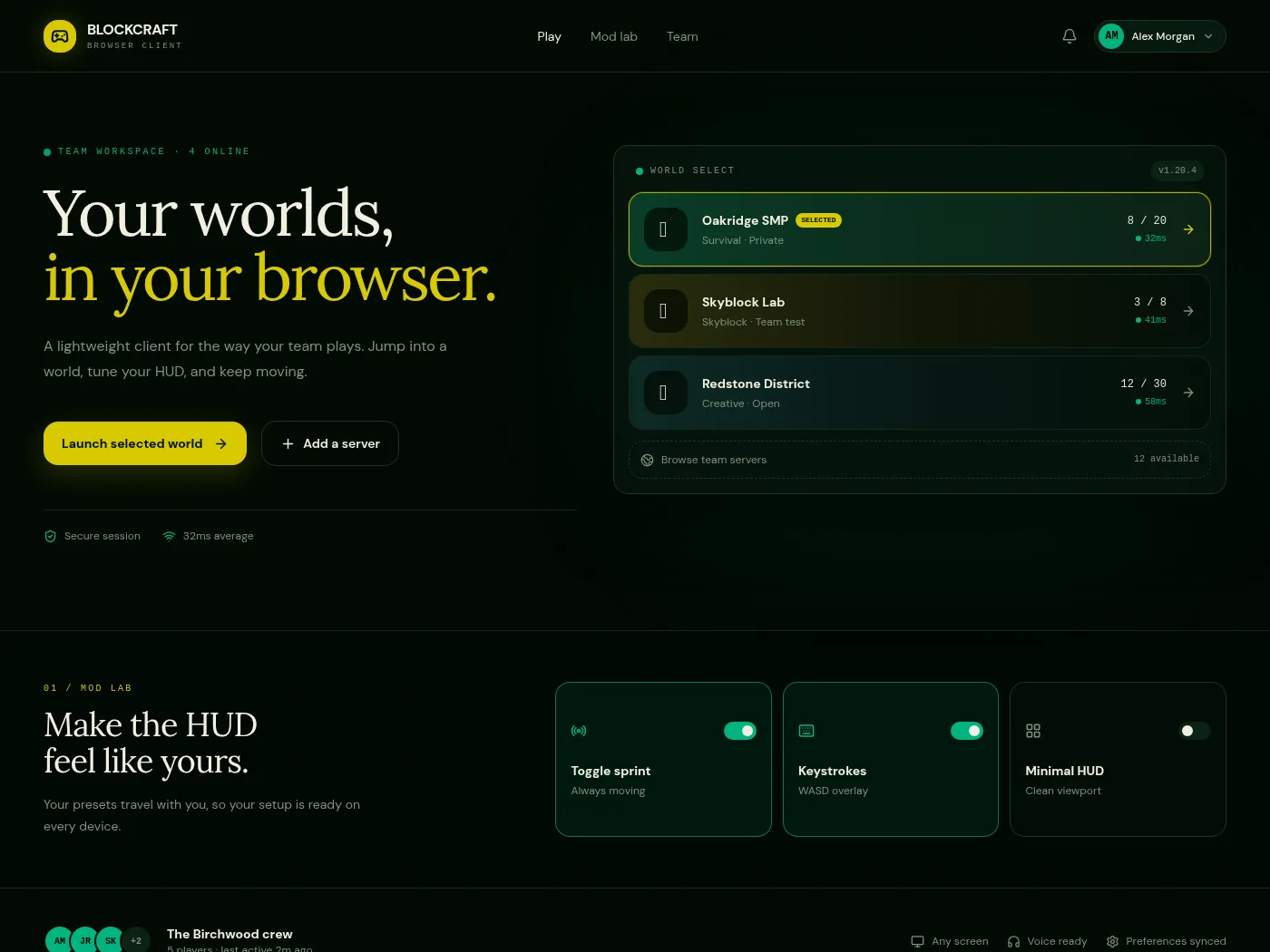 BlockCraft Browser Client