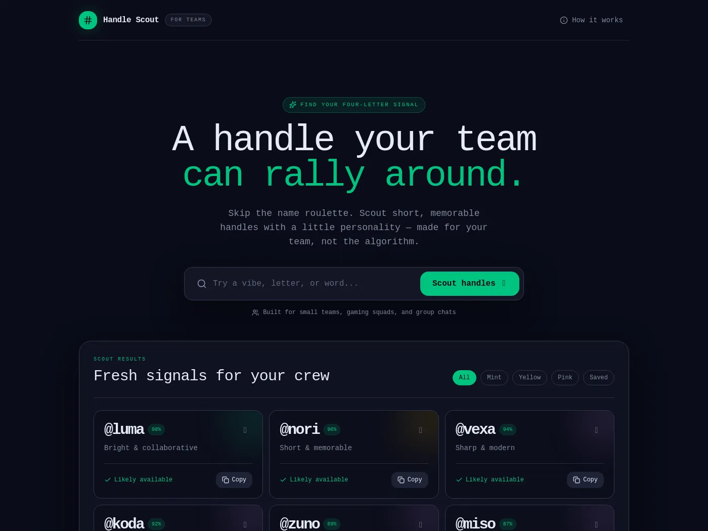 Discord Handle Finder