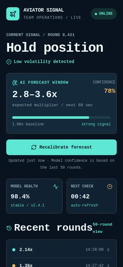 Aviator Signal Predictor