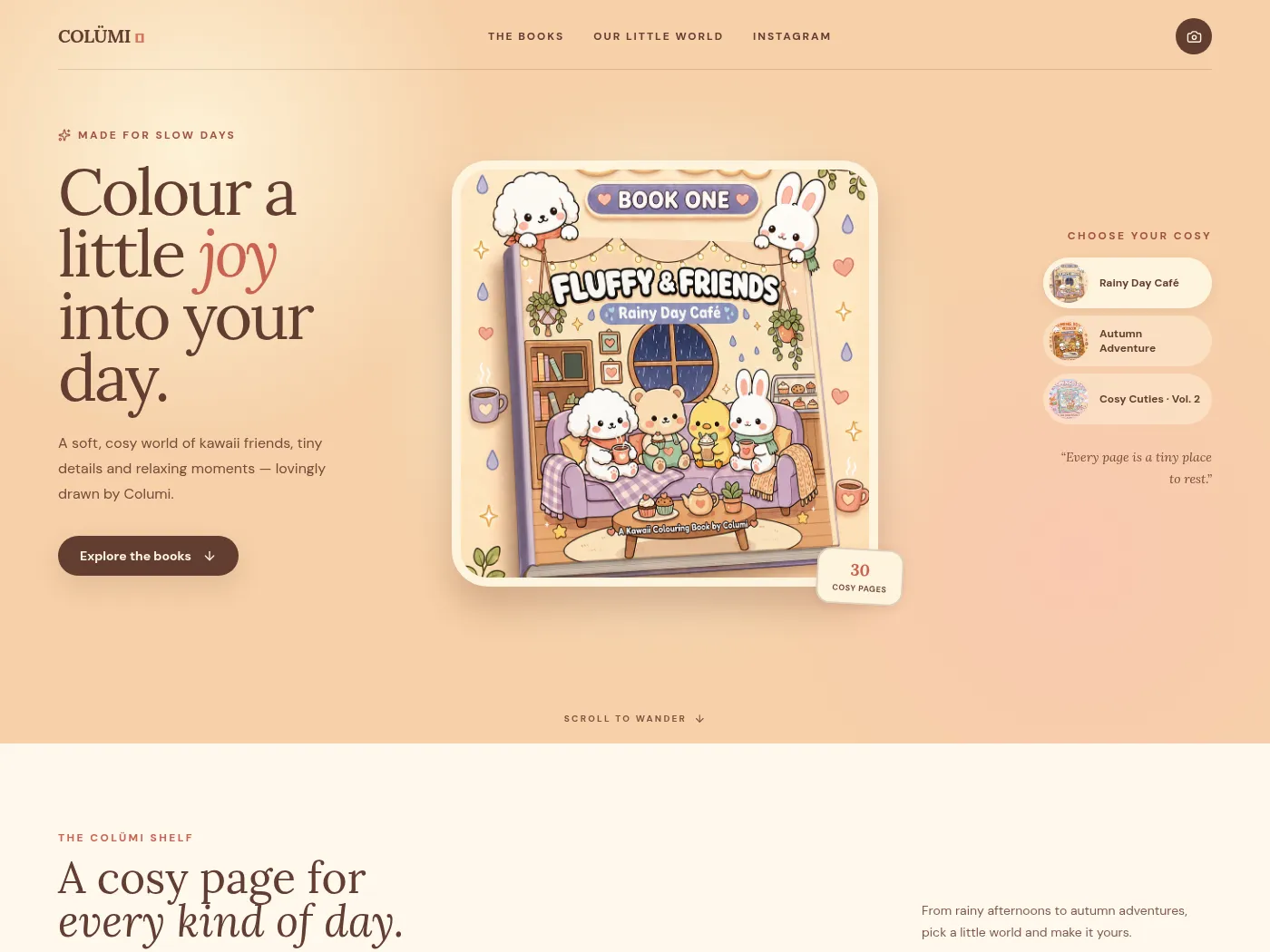 Colümi Kawaii Colouring Site