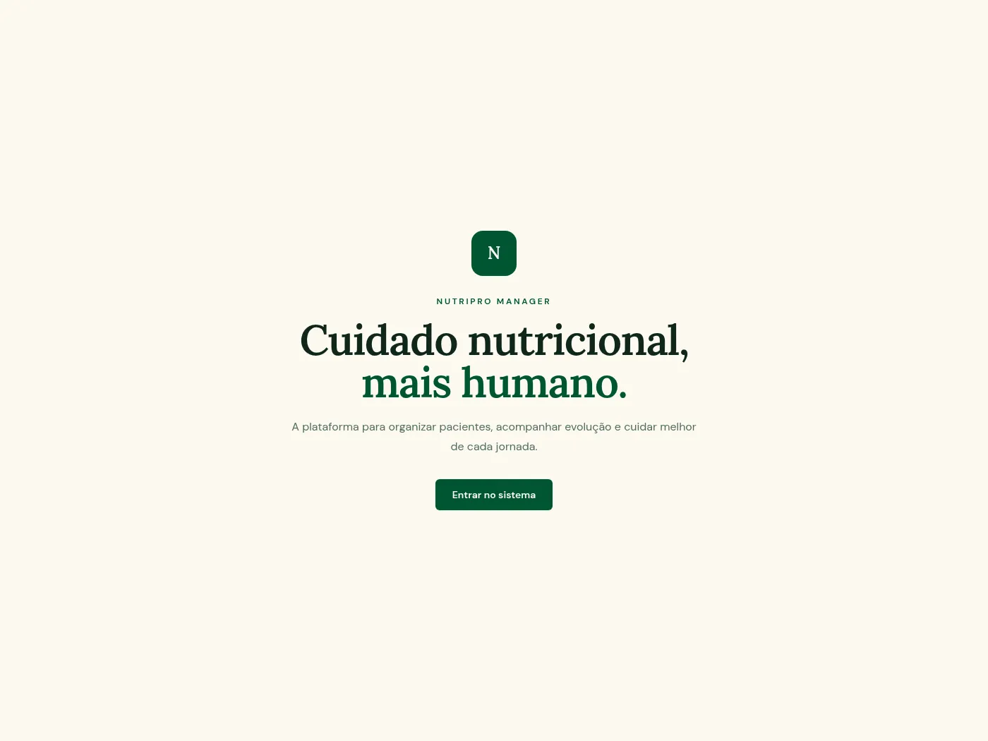 NutriPro Manager