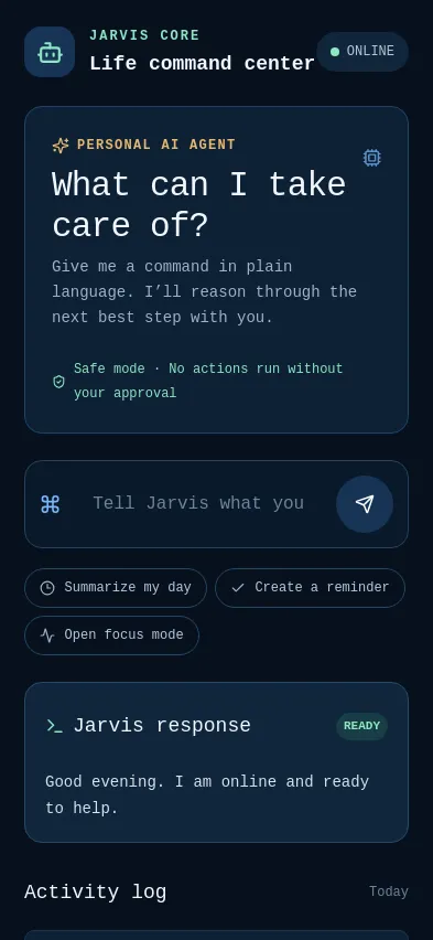 Jarvis Life Helper AI
