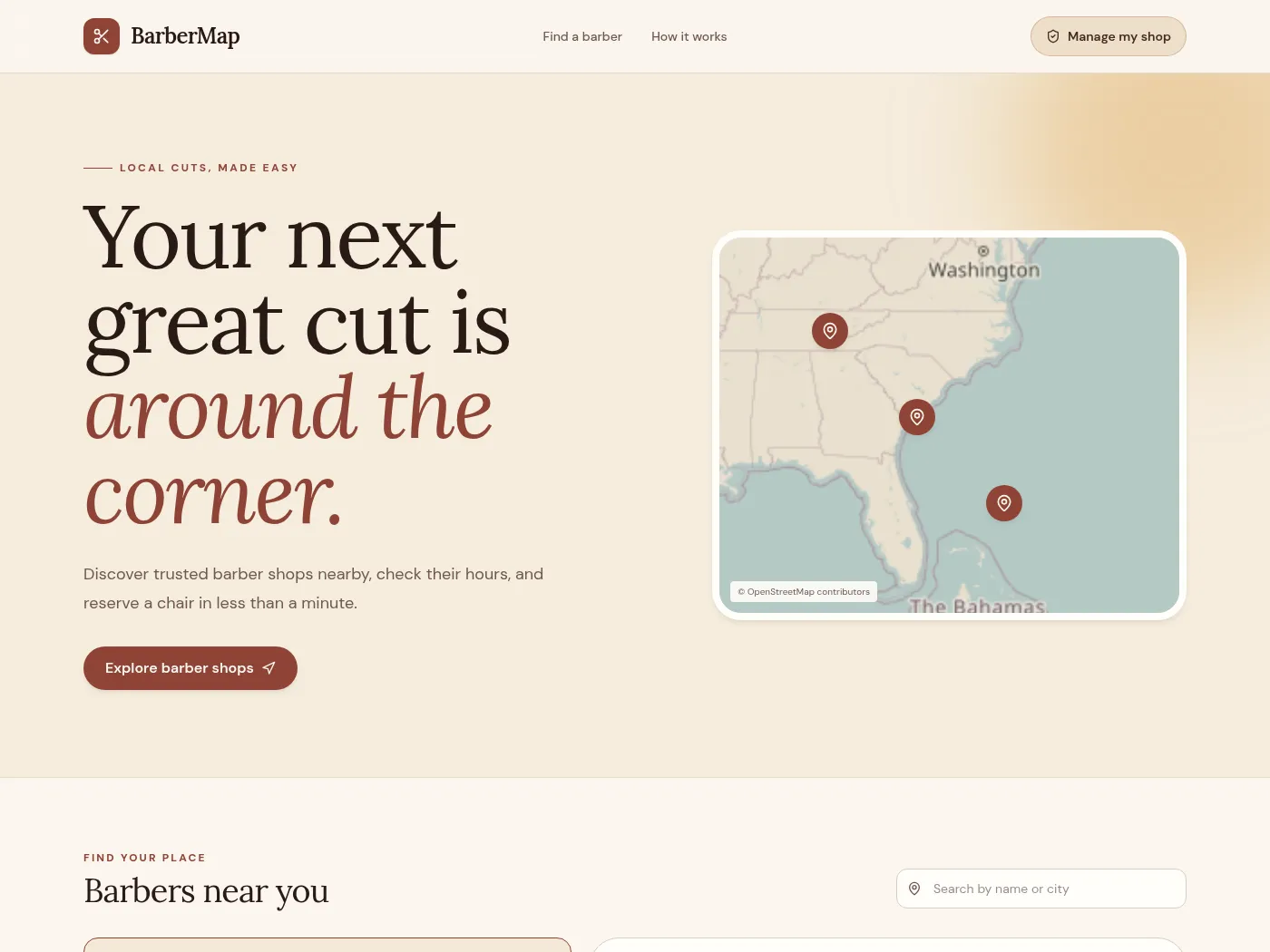 BarberMap Online Booking