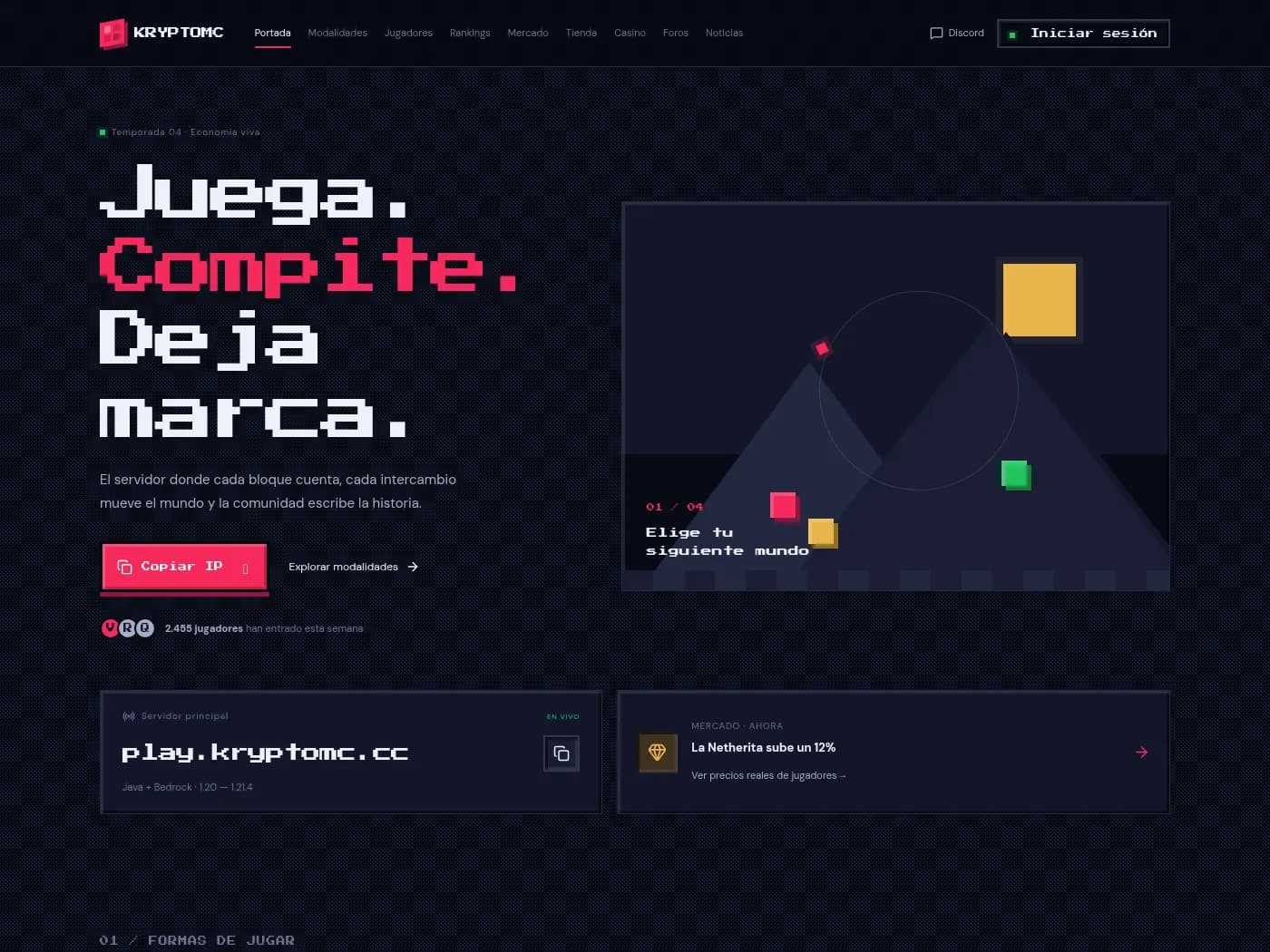 KRYPTOMC Comunidad Web