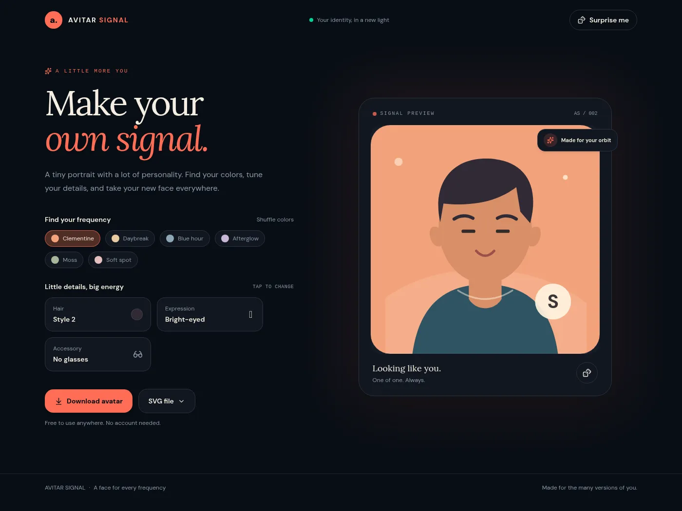Avitar Signal