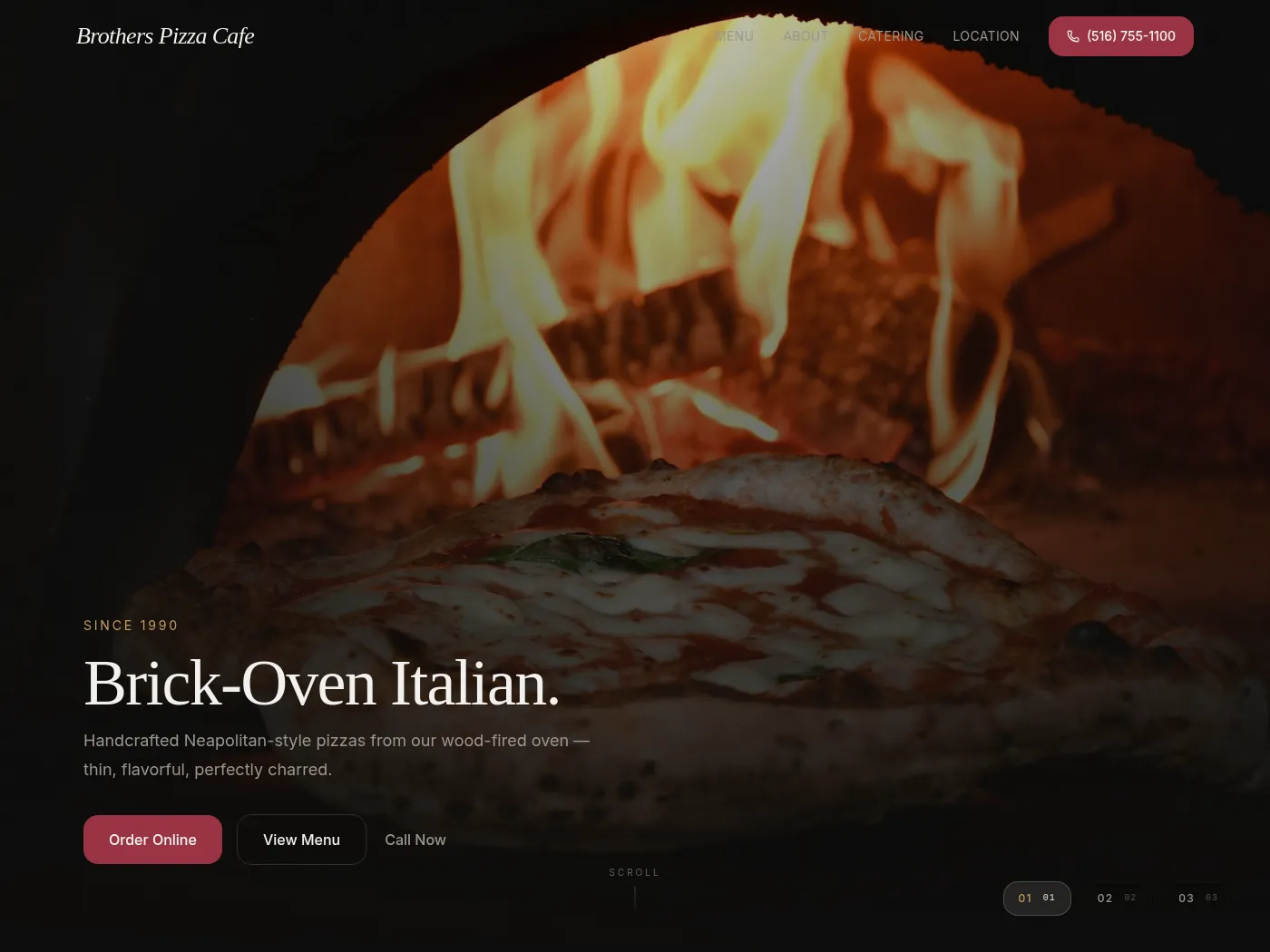 Brothers Pizza Café Website