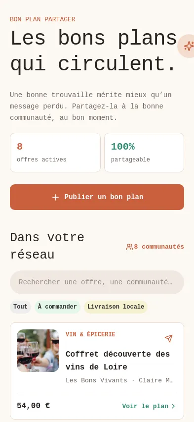 Bon Plan Partager
