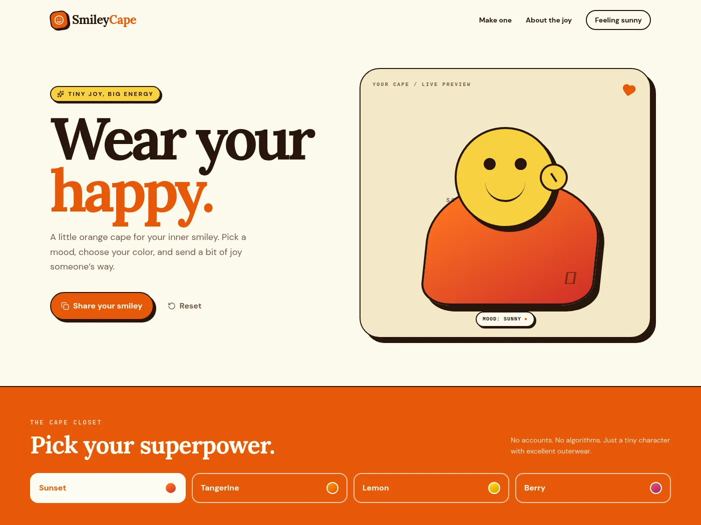 SmileyCape