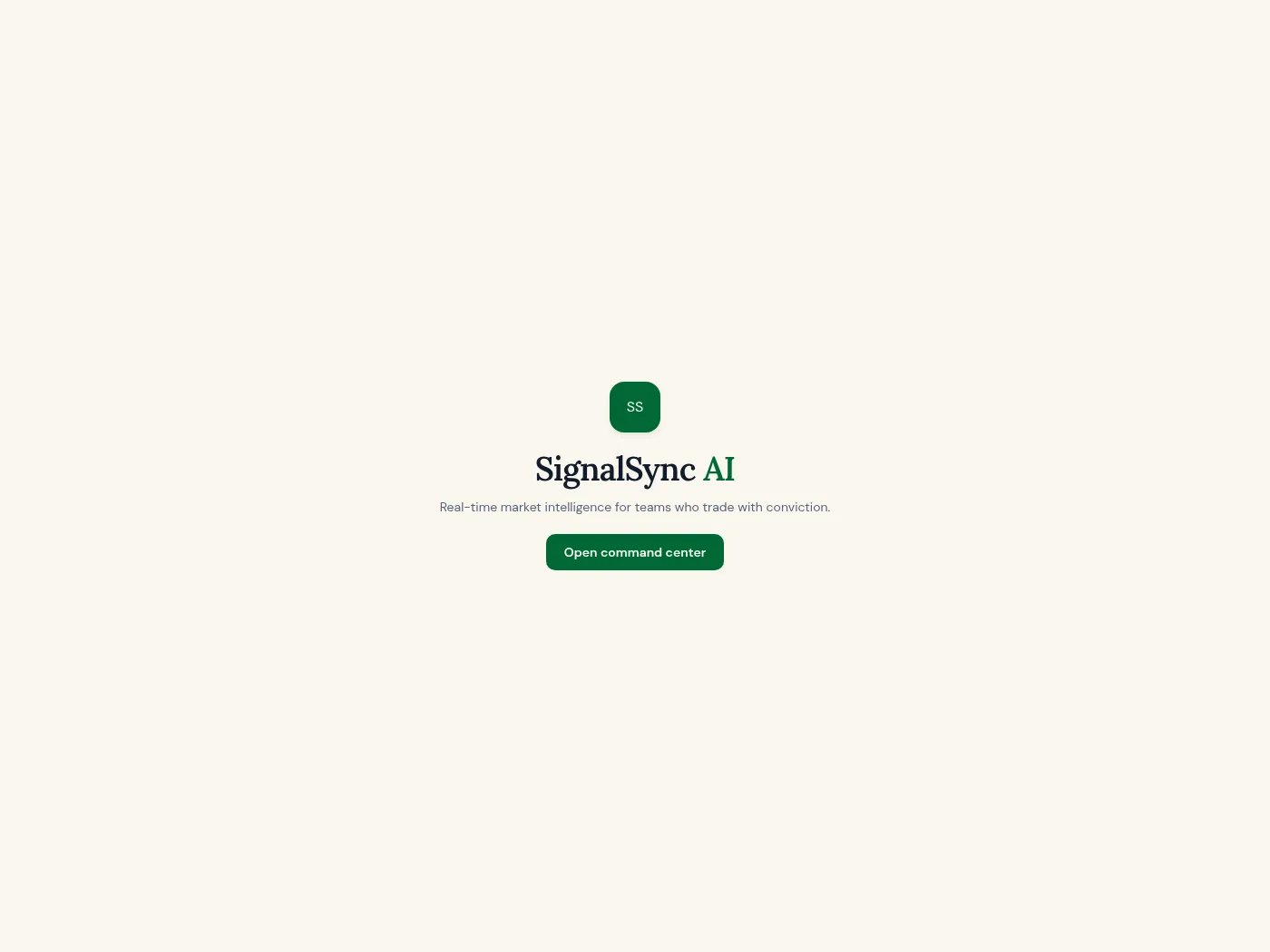 SignalSync AI Platform