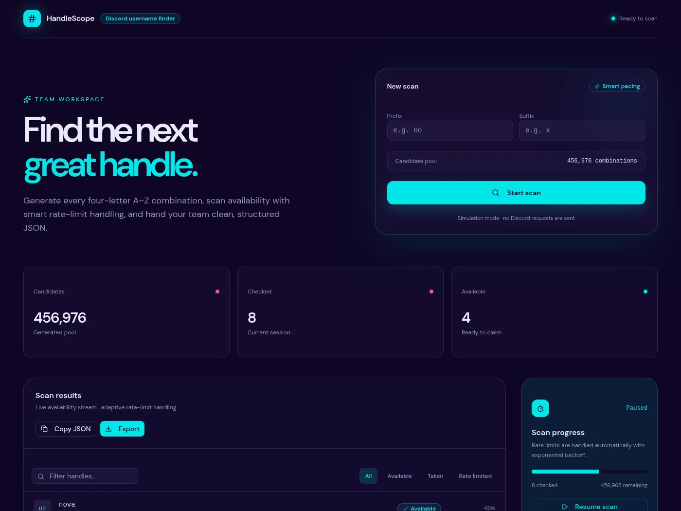 Discord Username Finder