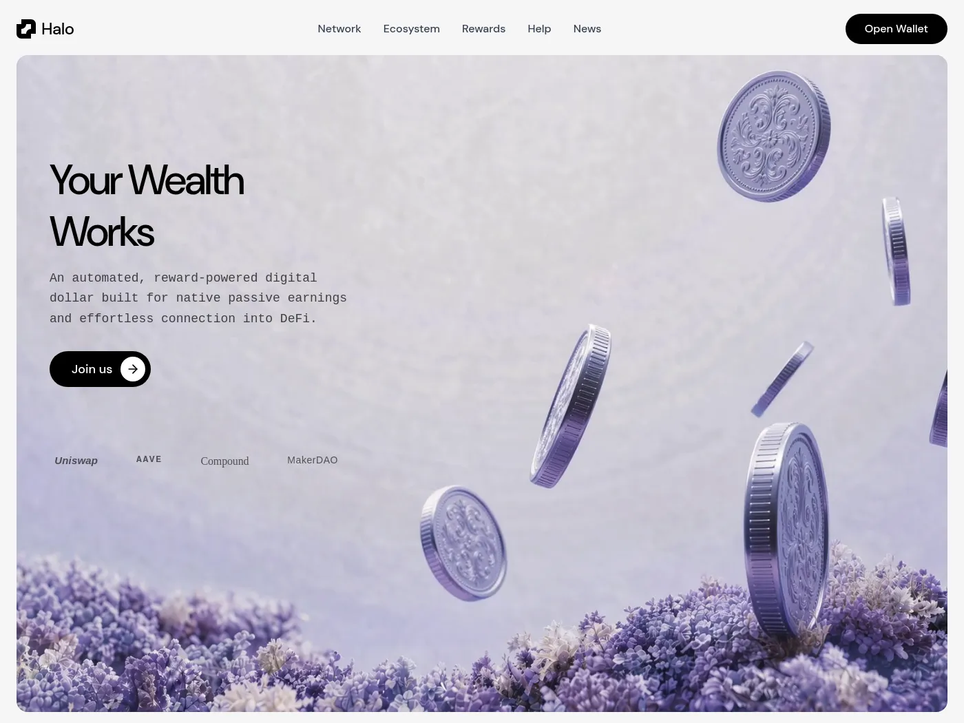 Halo Stablecoin Landing