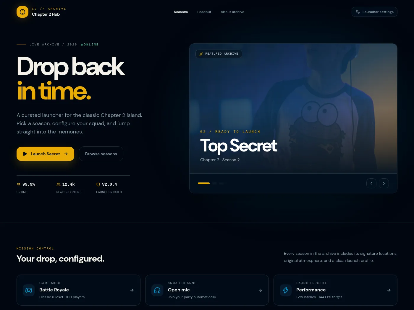 Fortnite Chapter 2 Hub