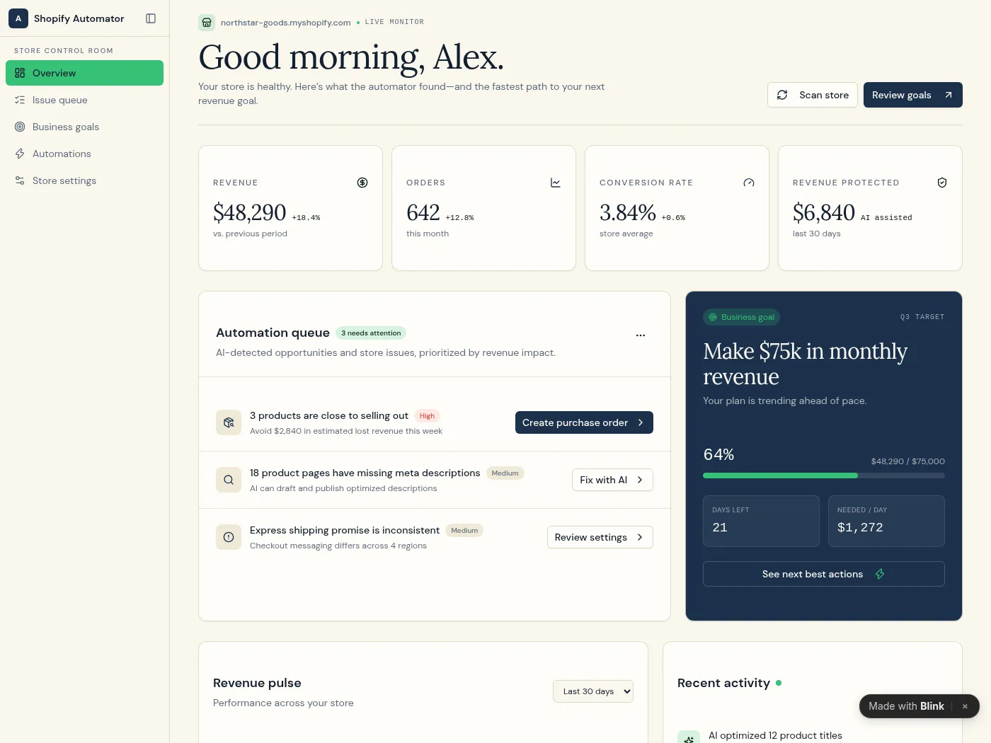 Shopify AI Automator