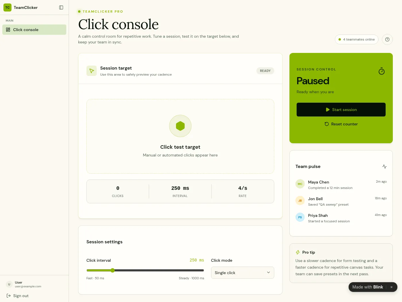 TeamClicker Pro