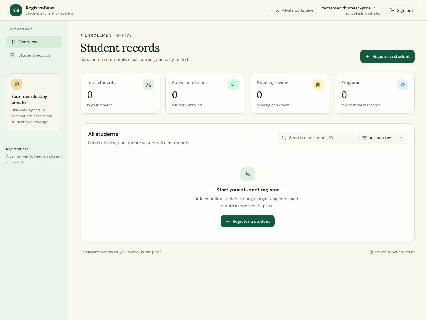 RegistraBase