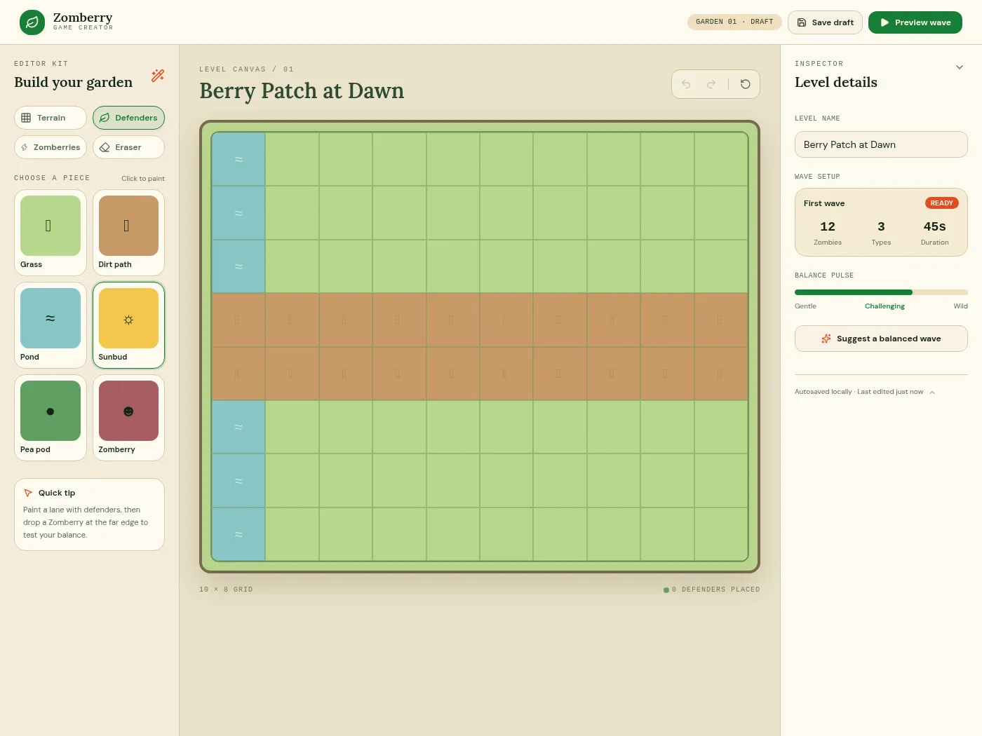 Zomberry Game Creator