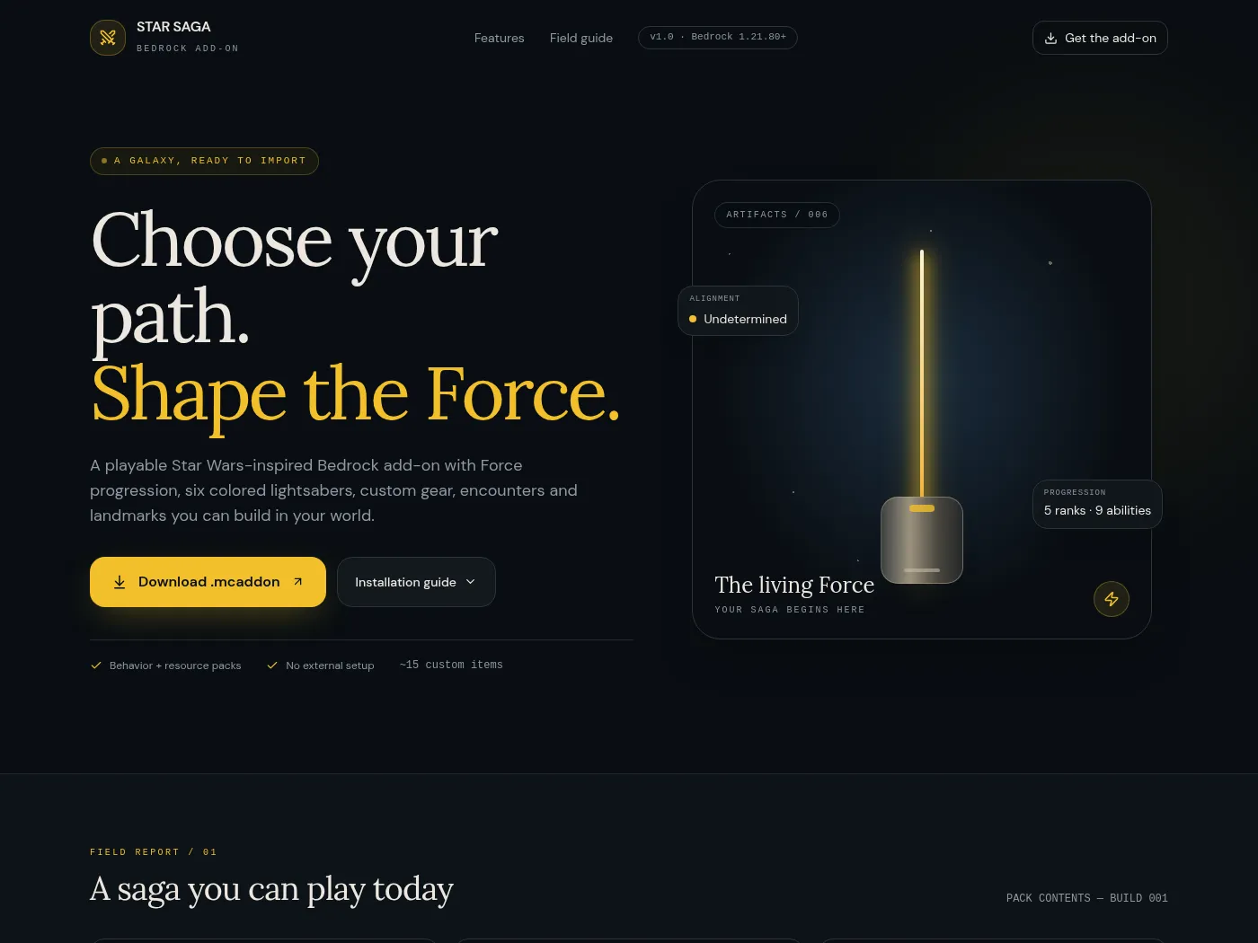 Star Wars Bedrock Saga