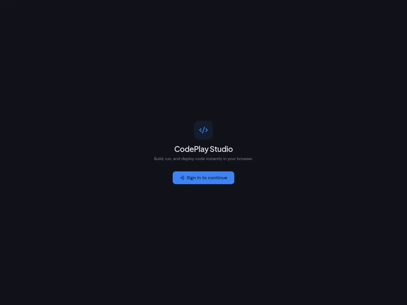 CodePlay Studio
