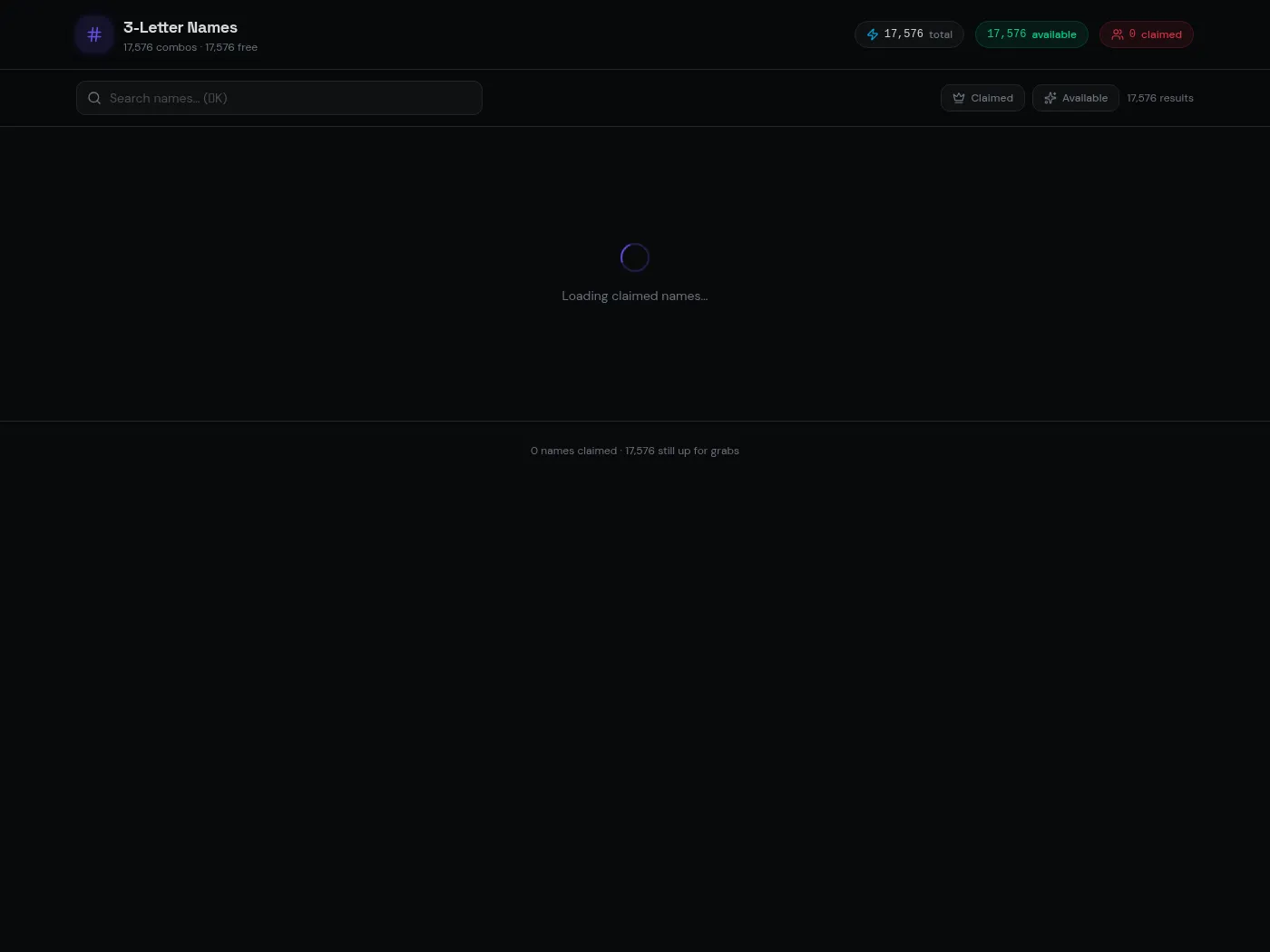 Discord Name Seeker