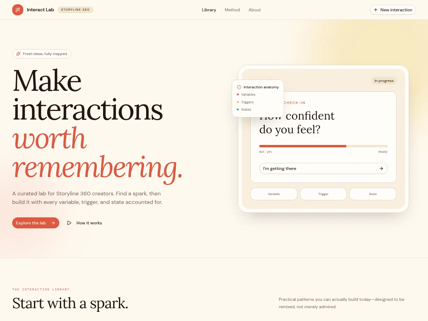 Storyline 360 Interact Lab