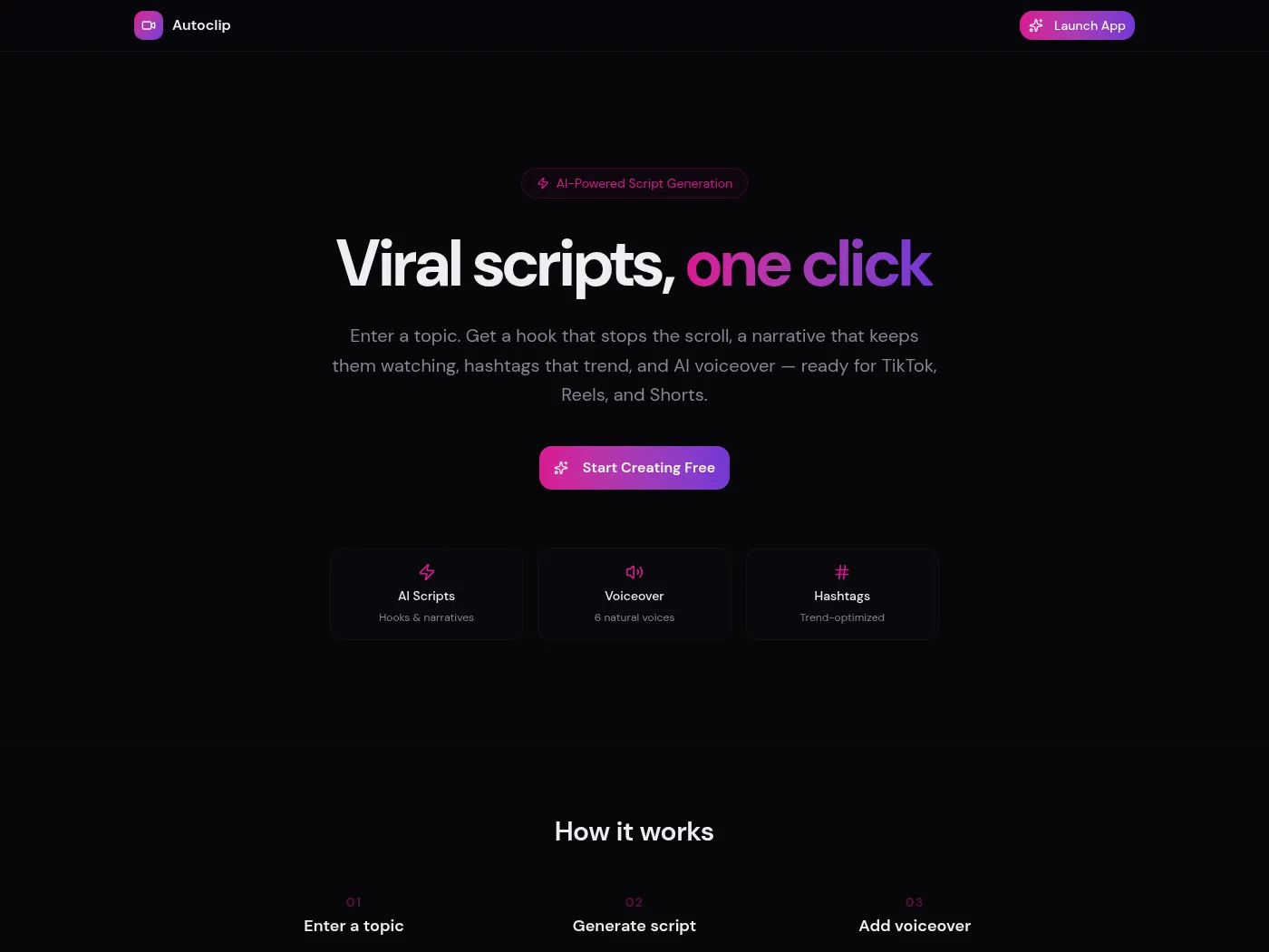Autoclip.io SaaS Platform