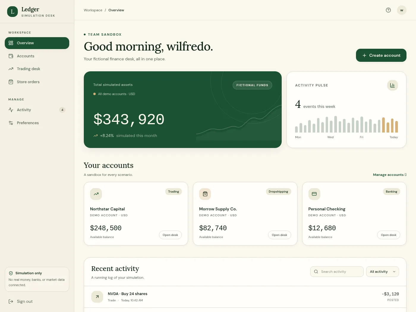 LARP Trading Bank