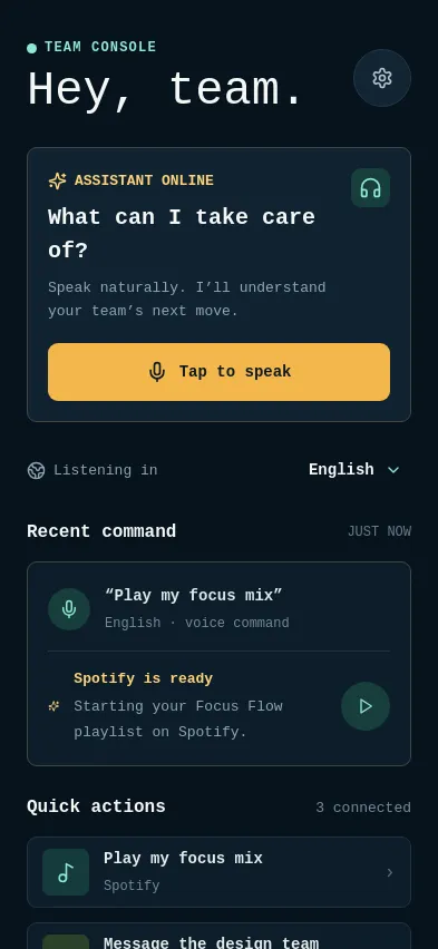 Polyglot Voice AI Assistant