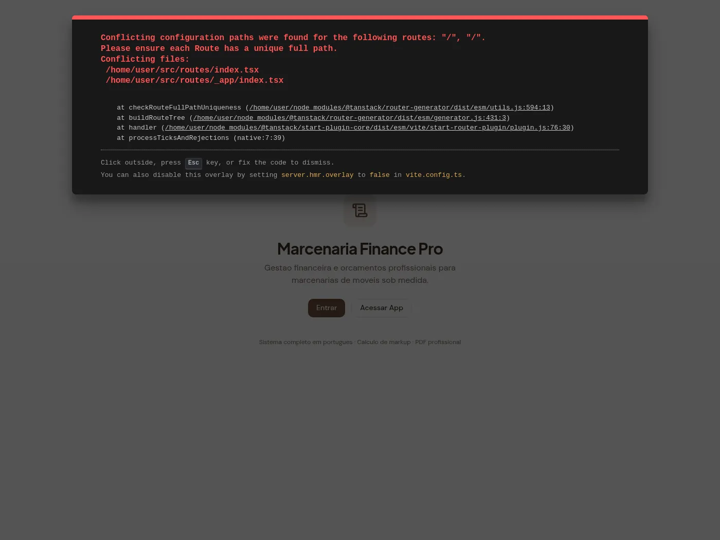 Marcenaria Finance Pro