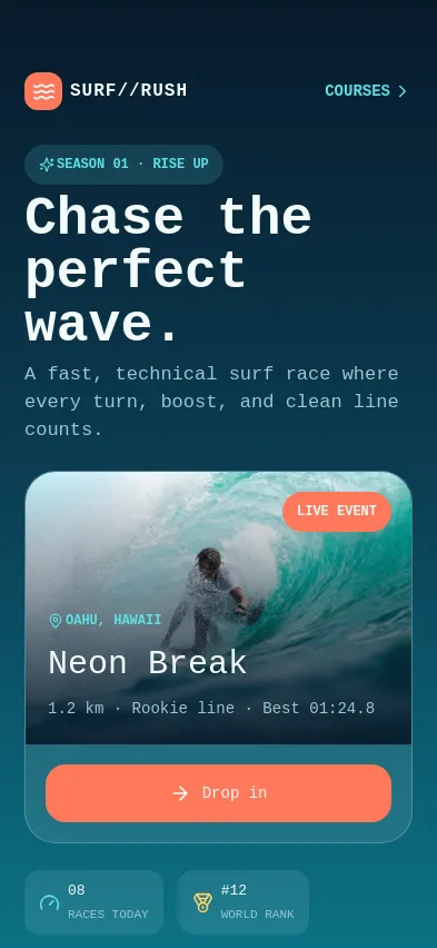 Surf Rush Racer
