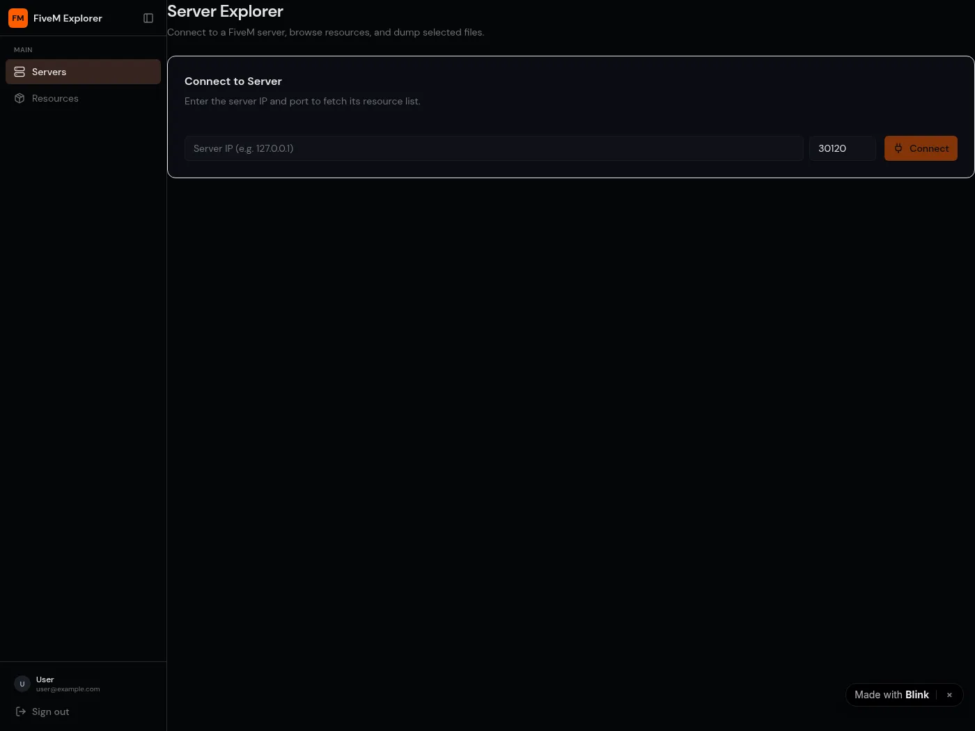 FiveM Resource Explorer