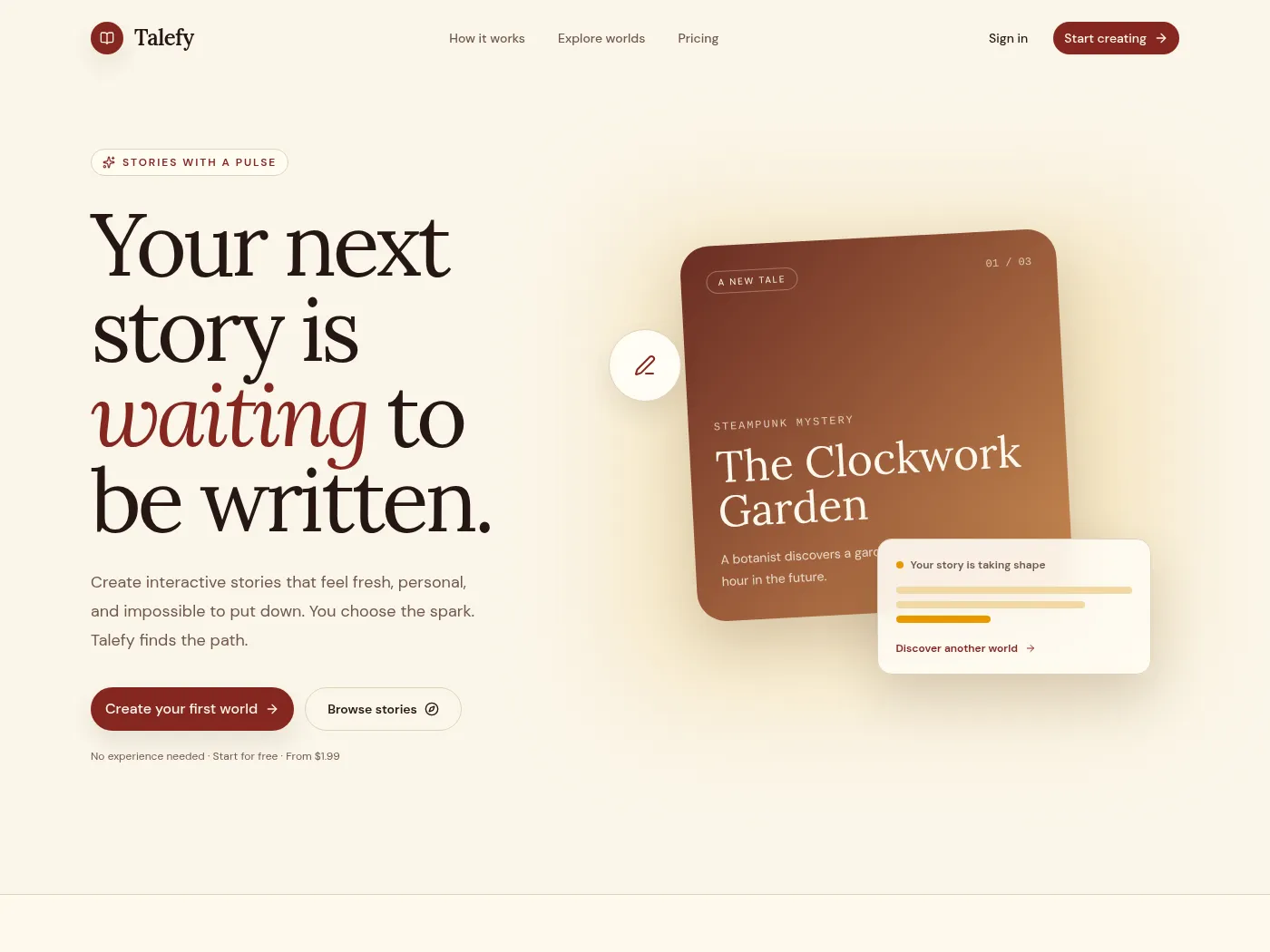 Talefy Story Game Studio