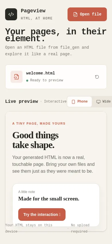 GenFile Mobile Viewer