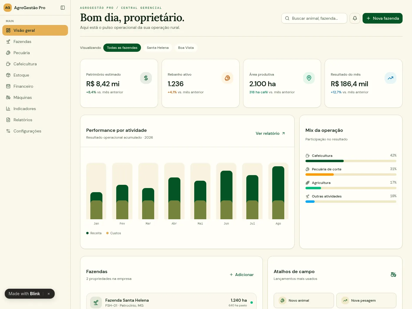 AgroGestão Pro ERP