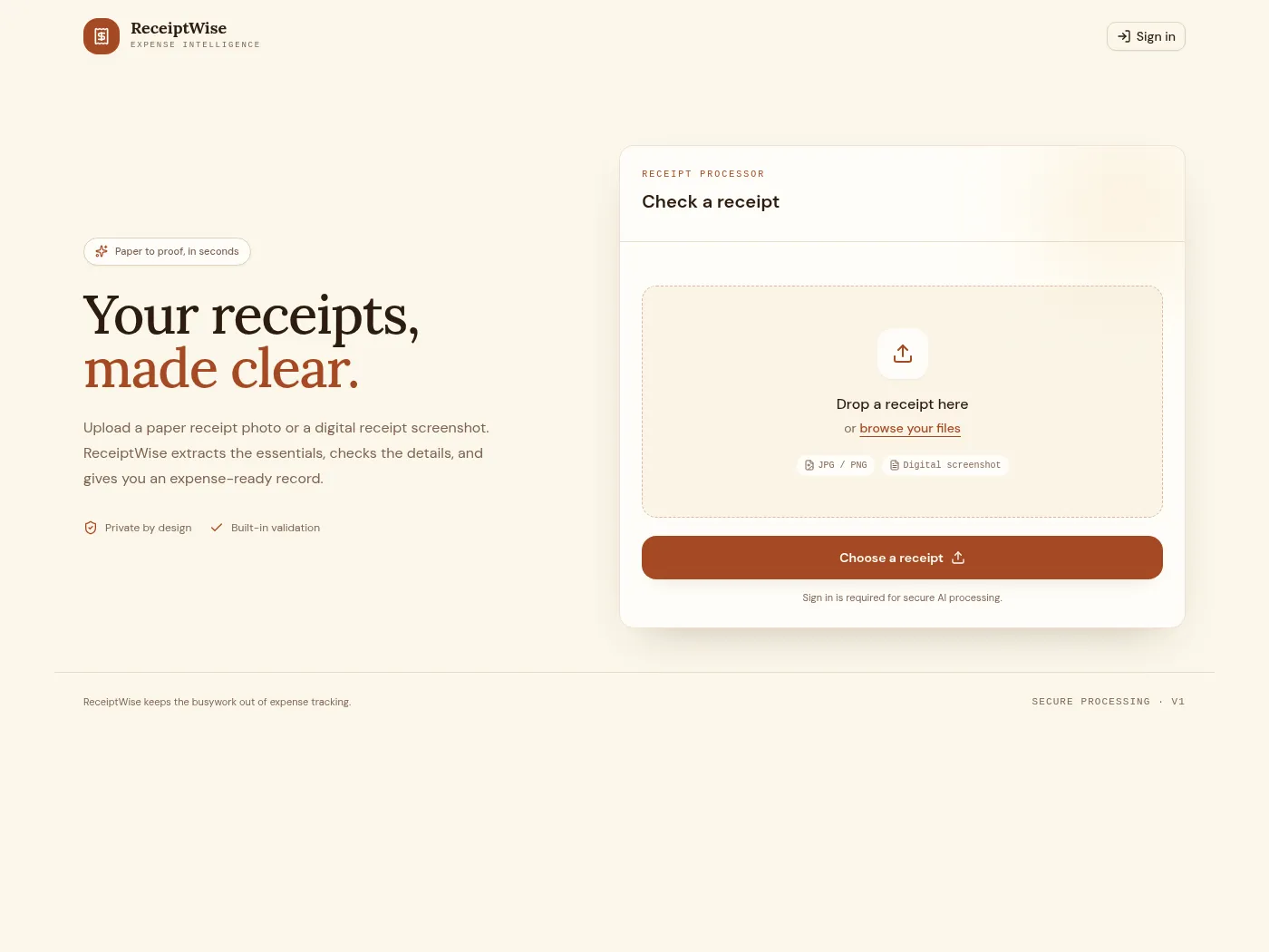 ReceiptWise
