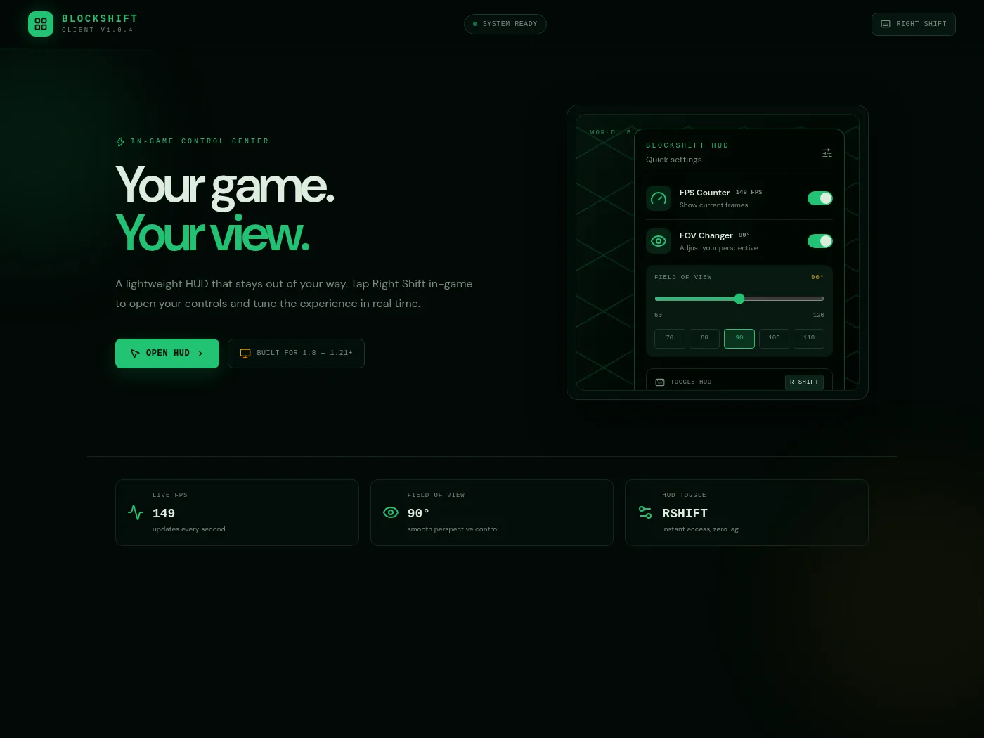 BlockShift Client