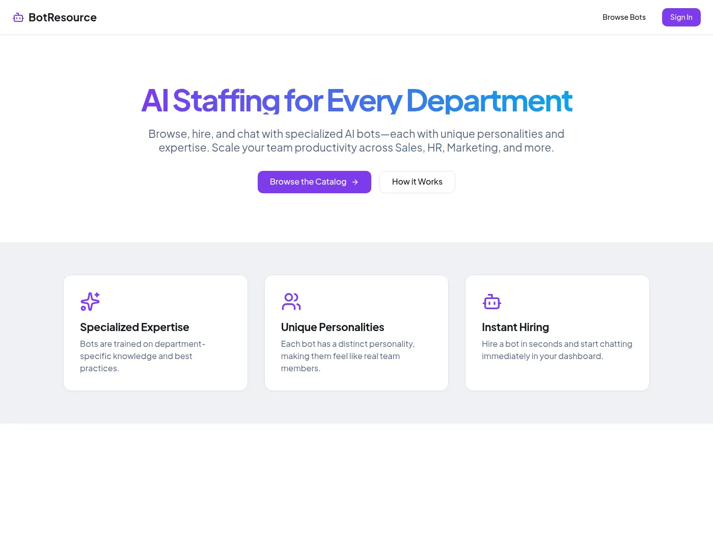 BotResource AI Platform