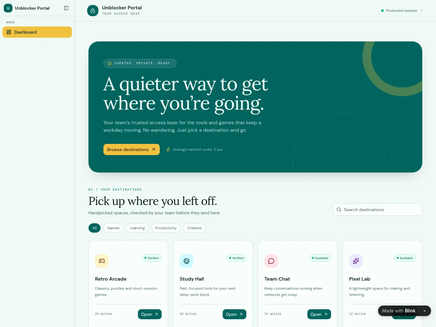 Unblocker Portal