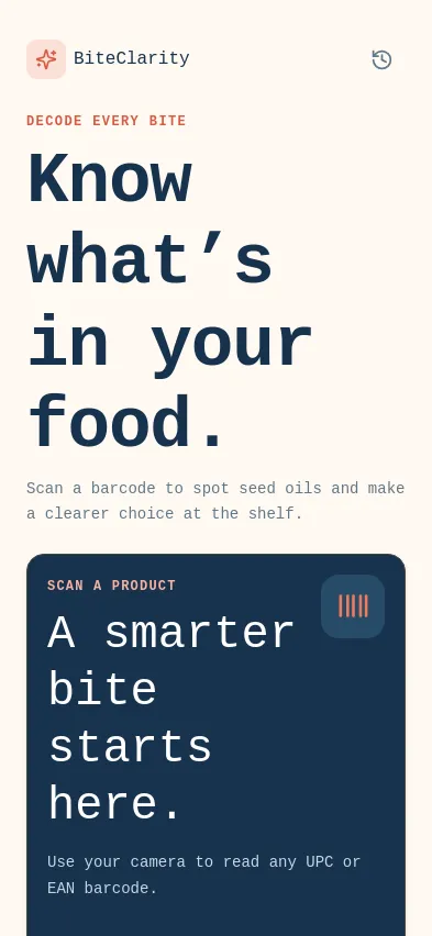 Seed Oil Scanner