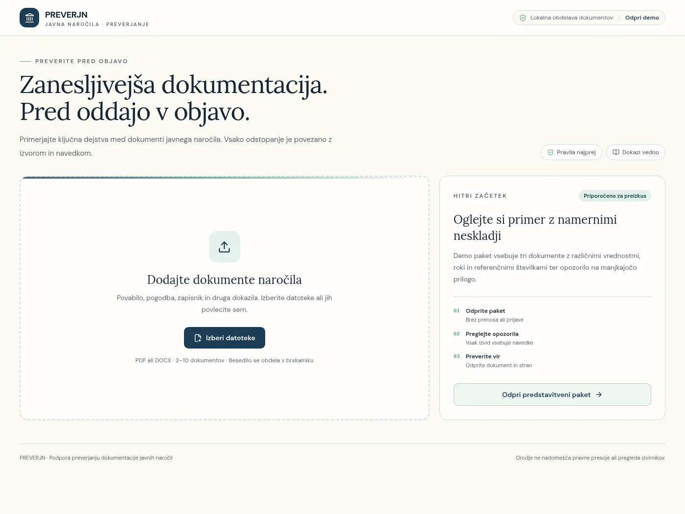 PREVERJN Consistency Checker