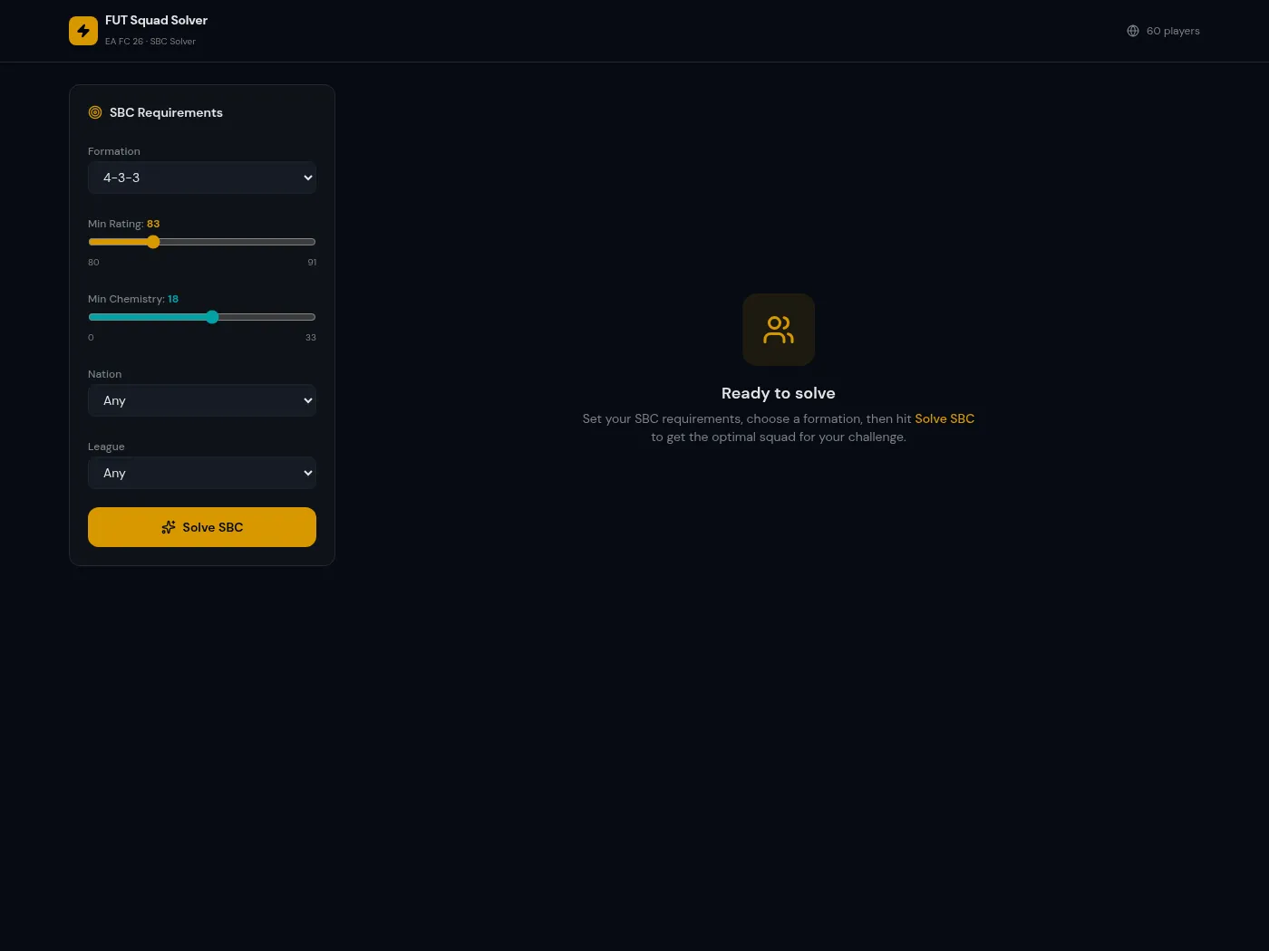 FUT Squad Solver