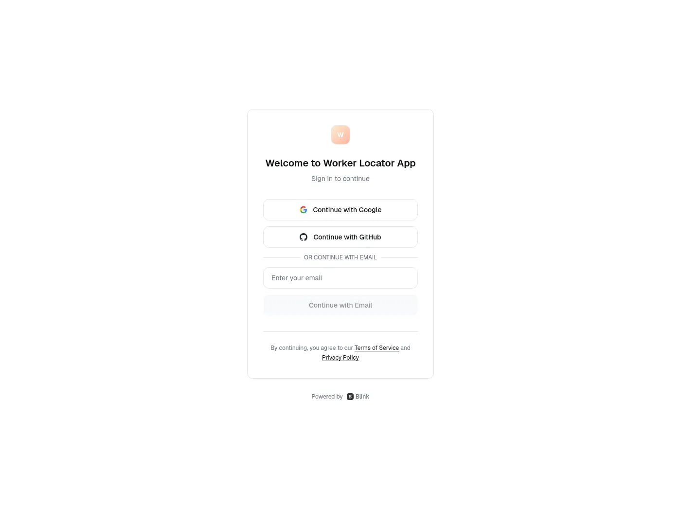 Worker Locator App