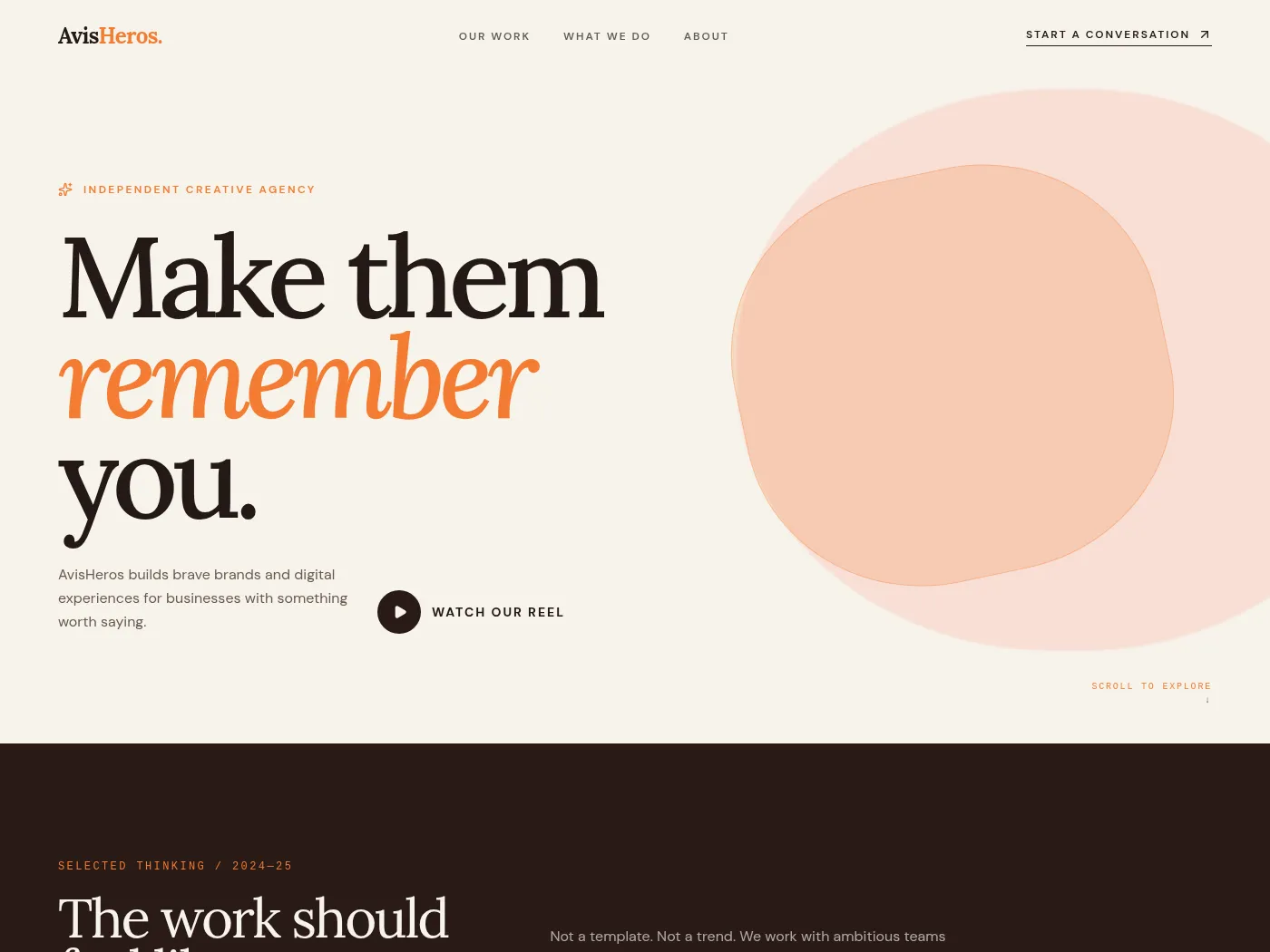 AvisHeros Agency Site