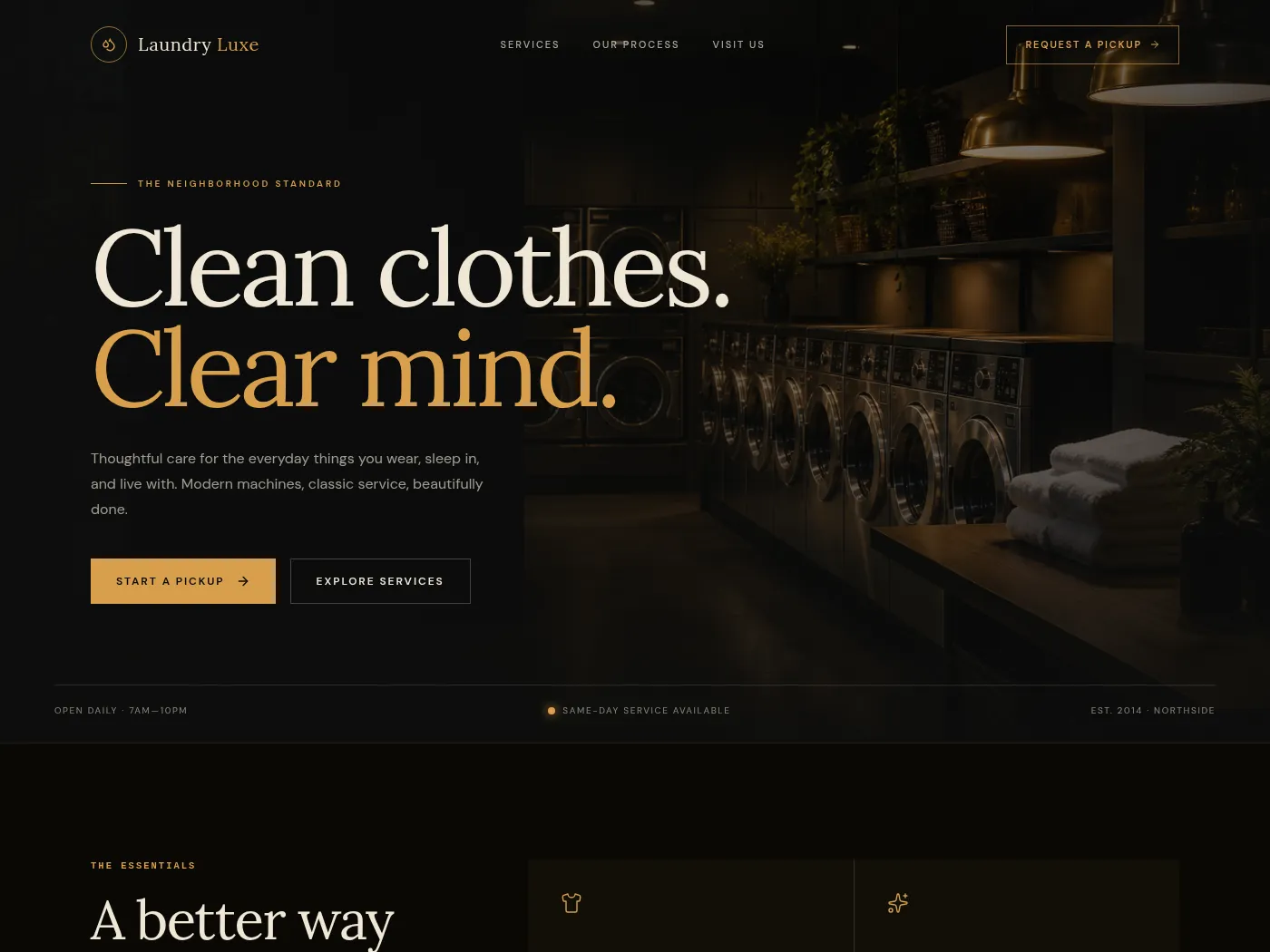 Laundry Luxe Web