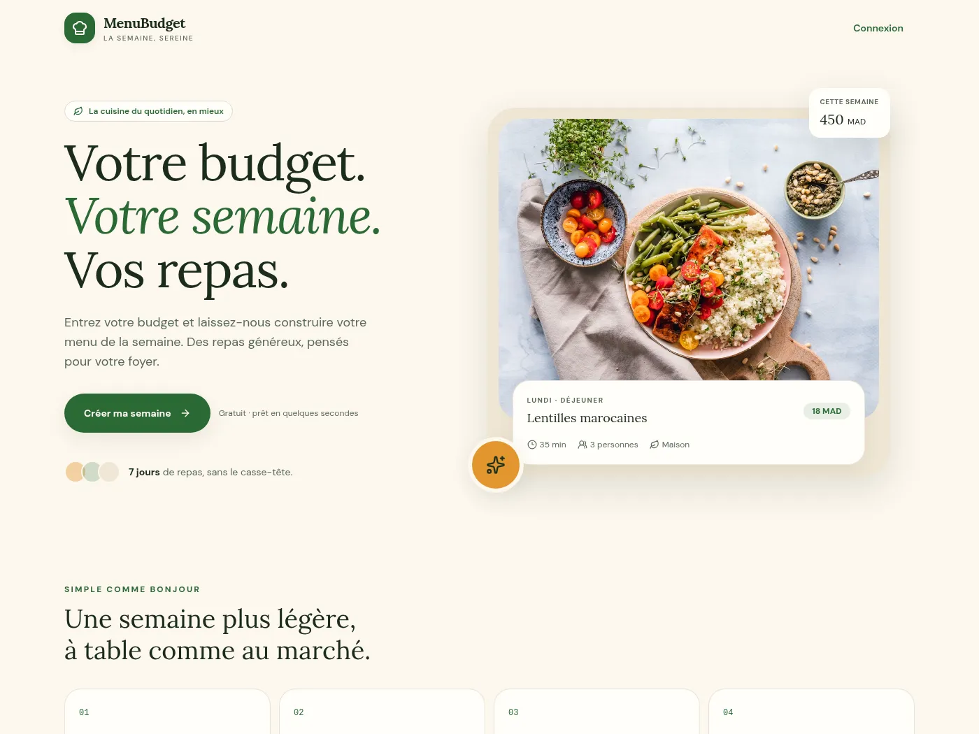MenuBudget App