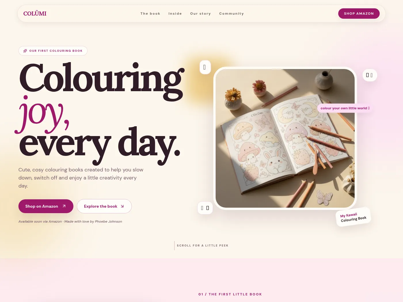 COLÜMI Colouring Joy Site