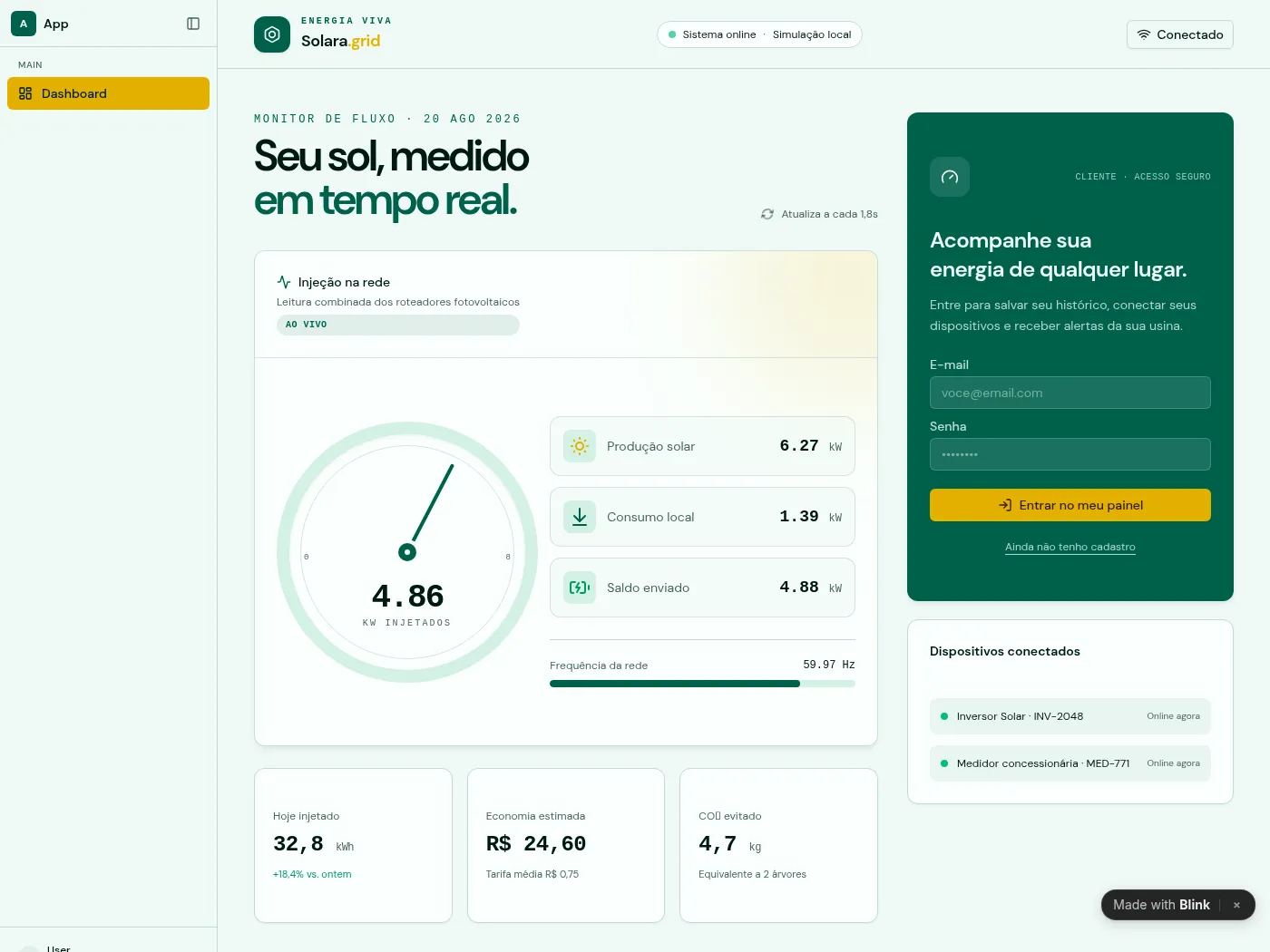 Medidor Solar Integrado